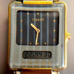 Tissot | Accessories | Tissot Two Timer Swiss Quartz Digital Mens ...